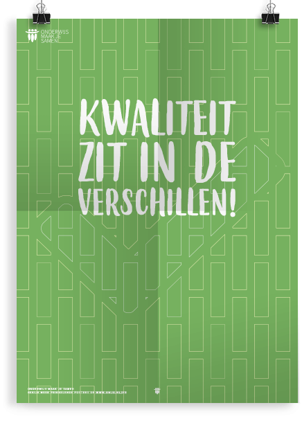 Prikkelende poster: Kwaliteit zit in de verschillen
